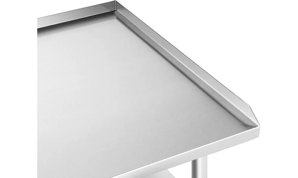 30" X 24" Work Table with Backsplash and Sidesplashes