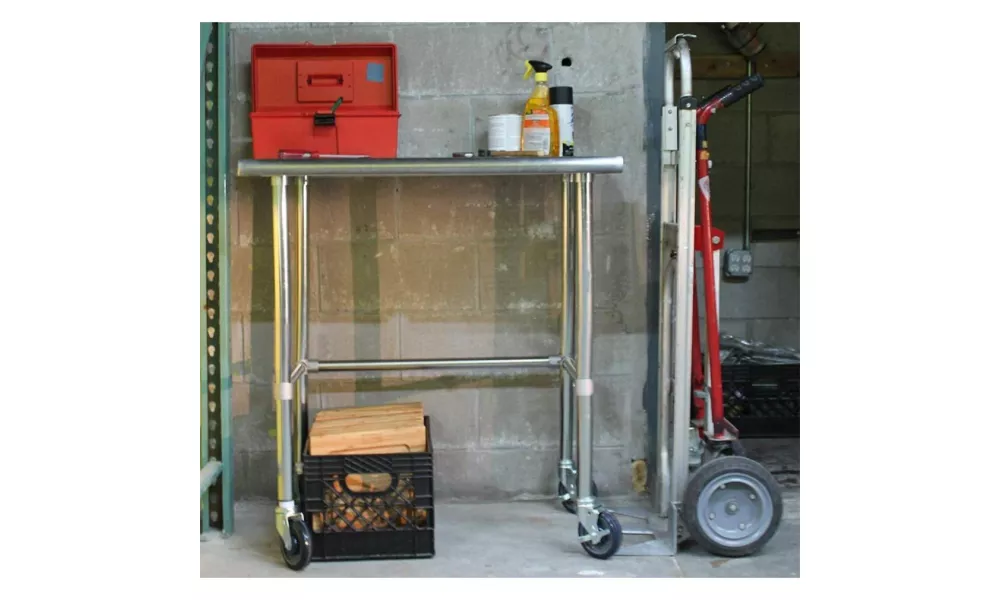 Metal Tables Bases With Wheels