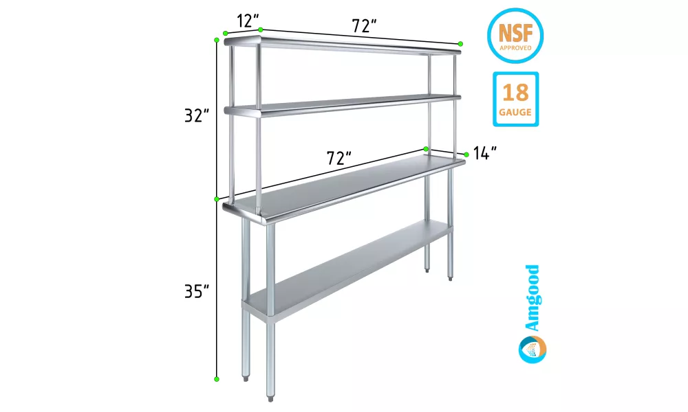 Amgood stainless steel work table store
